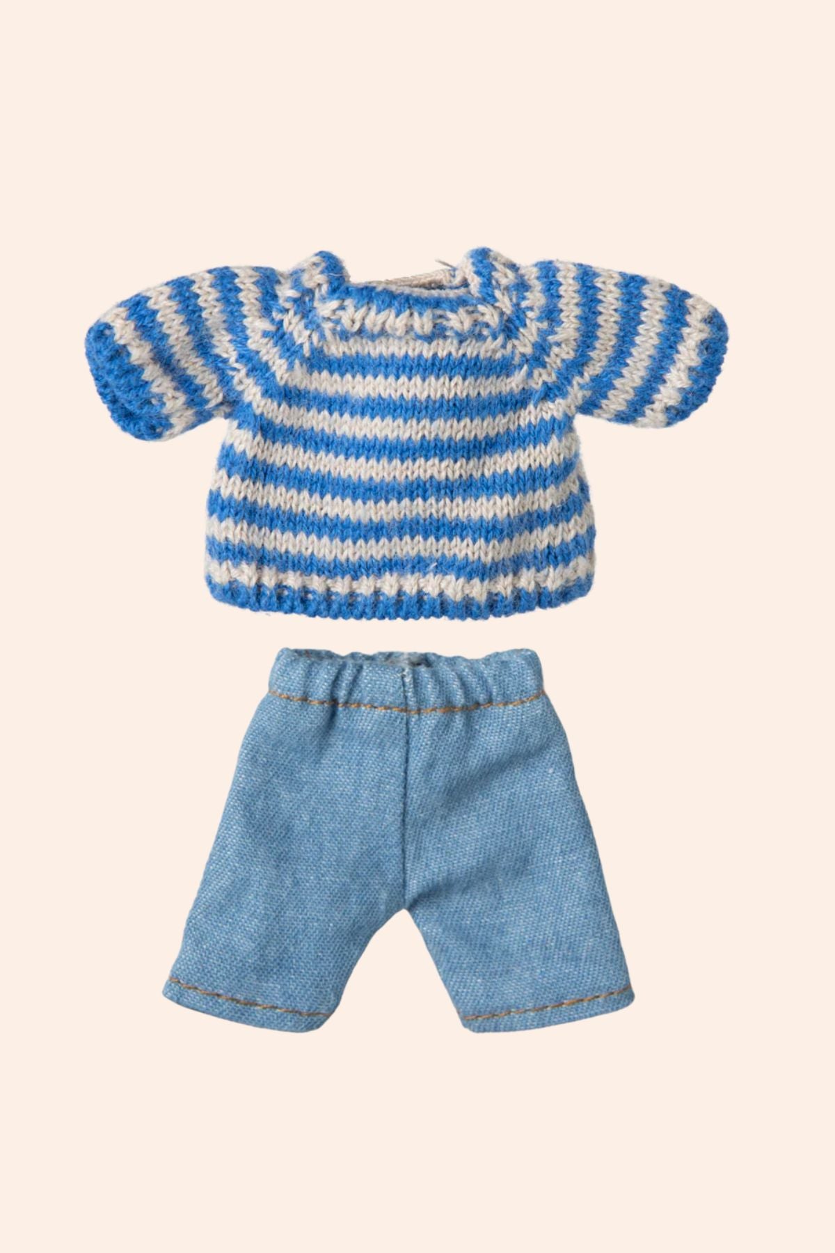 Maileg Knitted Sweater and Pants, Big Brother Mouse - Clothes ...